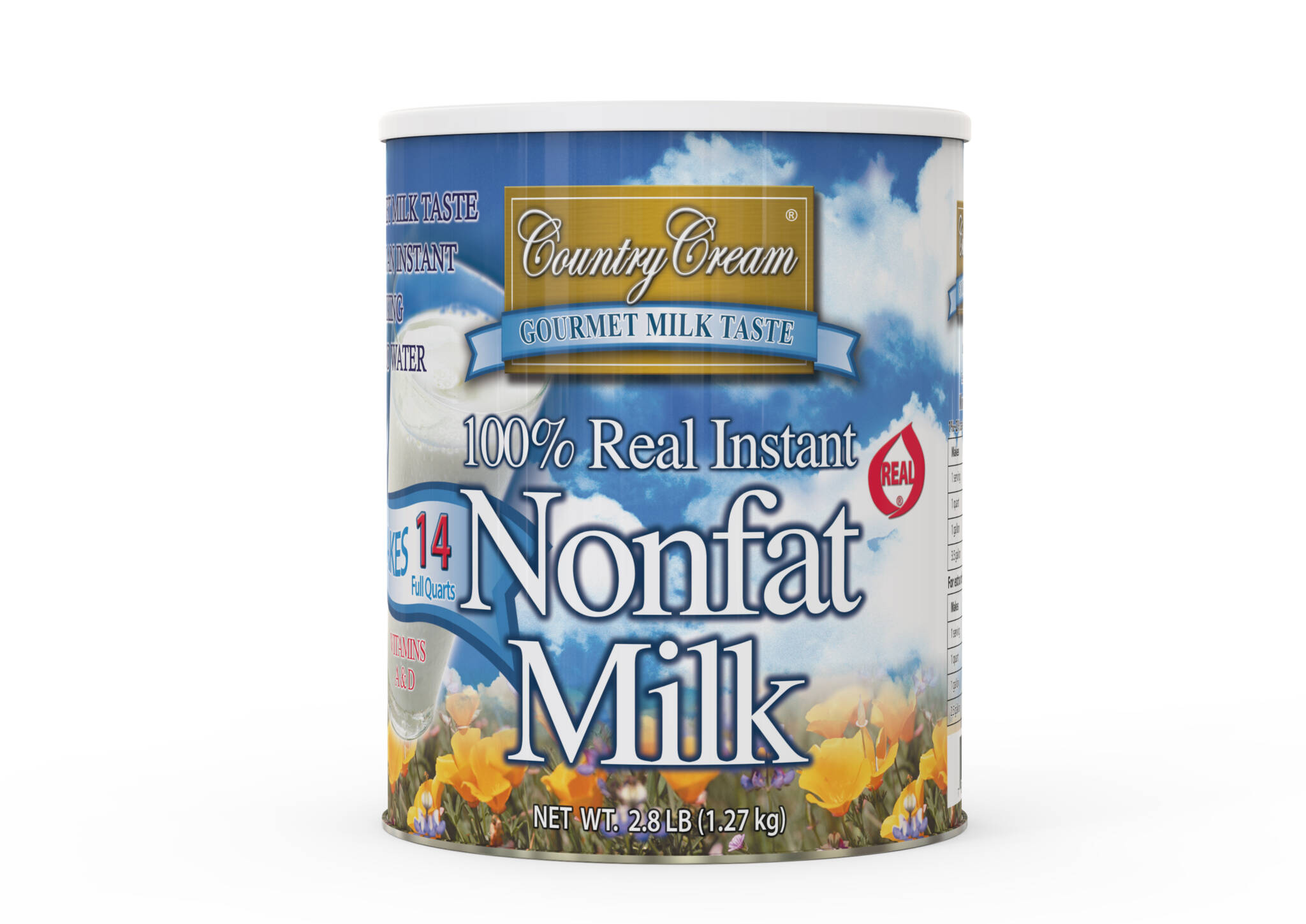 Country Cream Instant Milk Case (6 Pack) - Fresh and Honest Foods